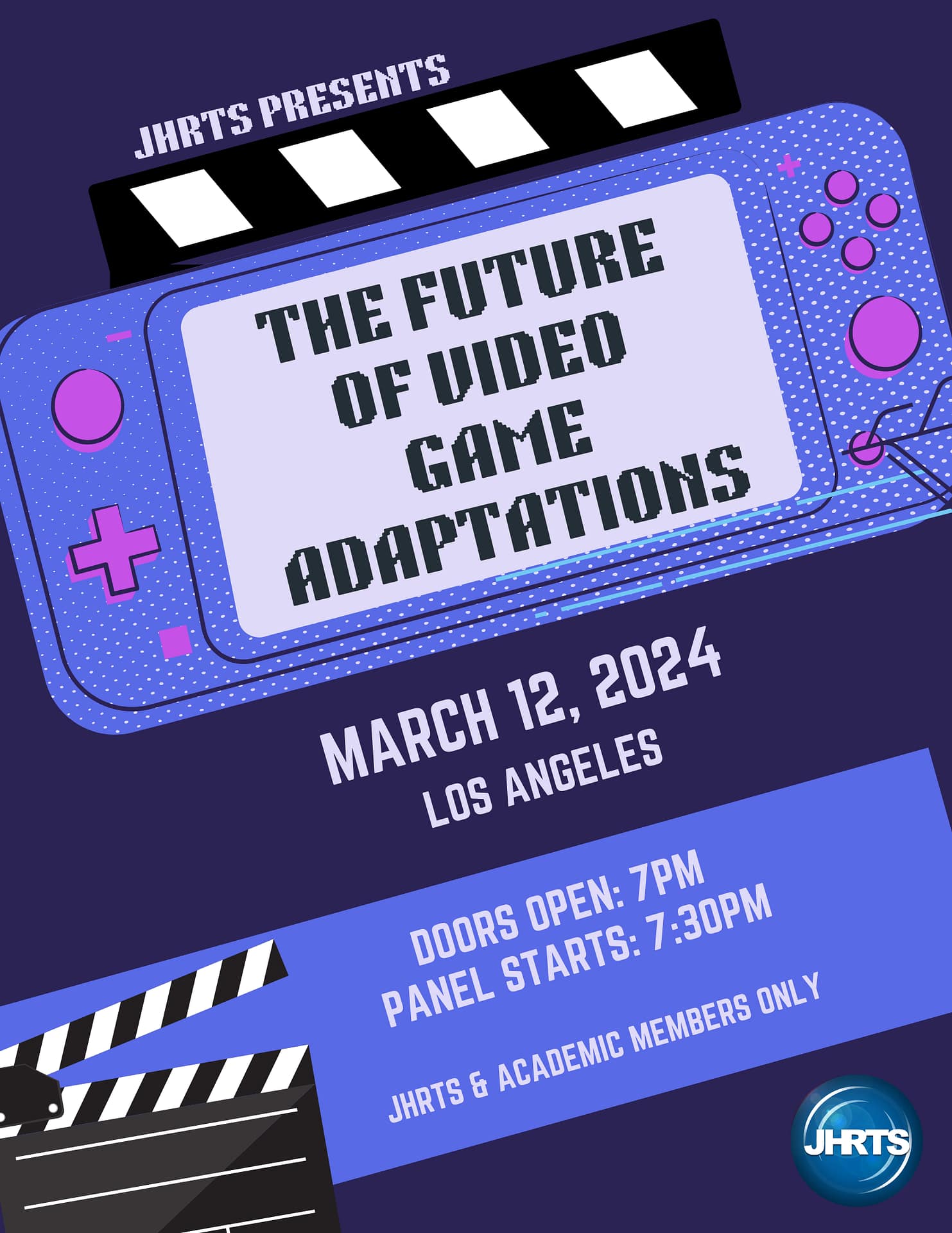 JHRTS LA Presents: The Future of Video Game Adaptations – HRTS.org